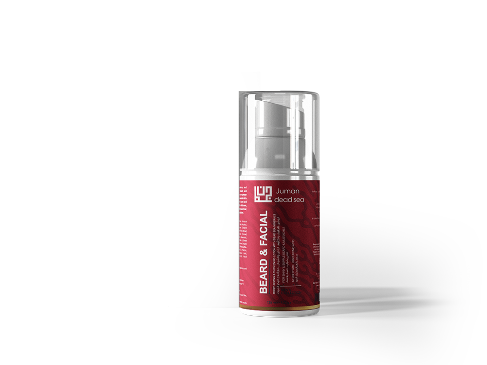 Juman Beard & Mustache Moisturizing Lotion (Woody, Floral & Musk) 125ml ...