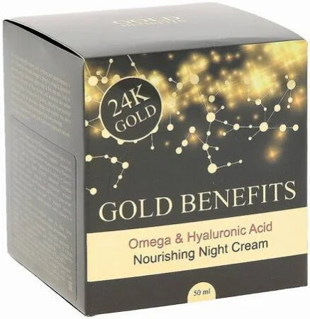 Gold Benefits 24K Gold Nourishing Night Cream 50ml | Jericho