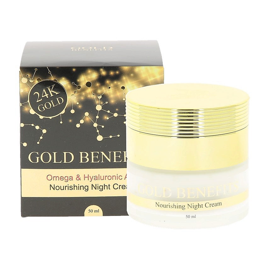 Gold Benefits 24K Gold Nourishing Night Cream 50ml | Jericho